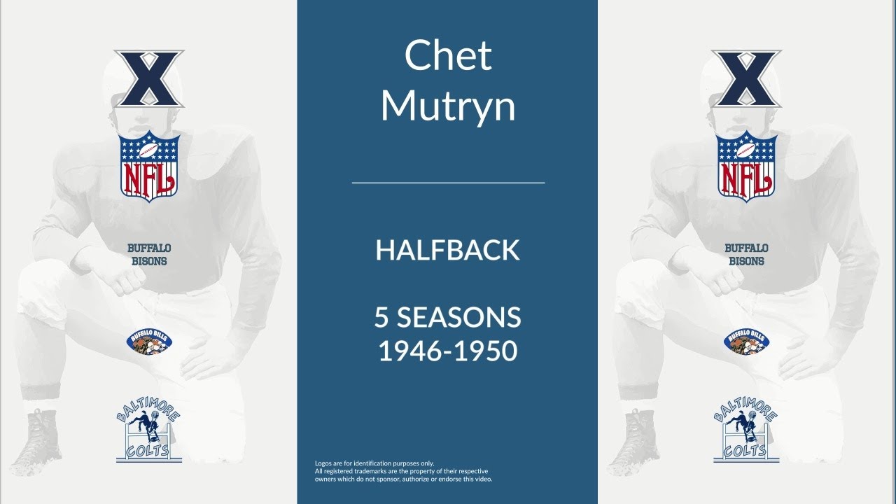 Chet Mutryn: Football Halfback and Defensive Back - YouTube