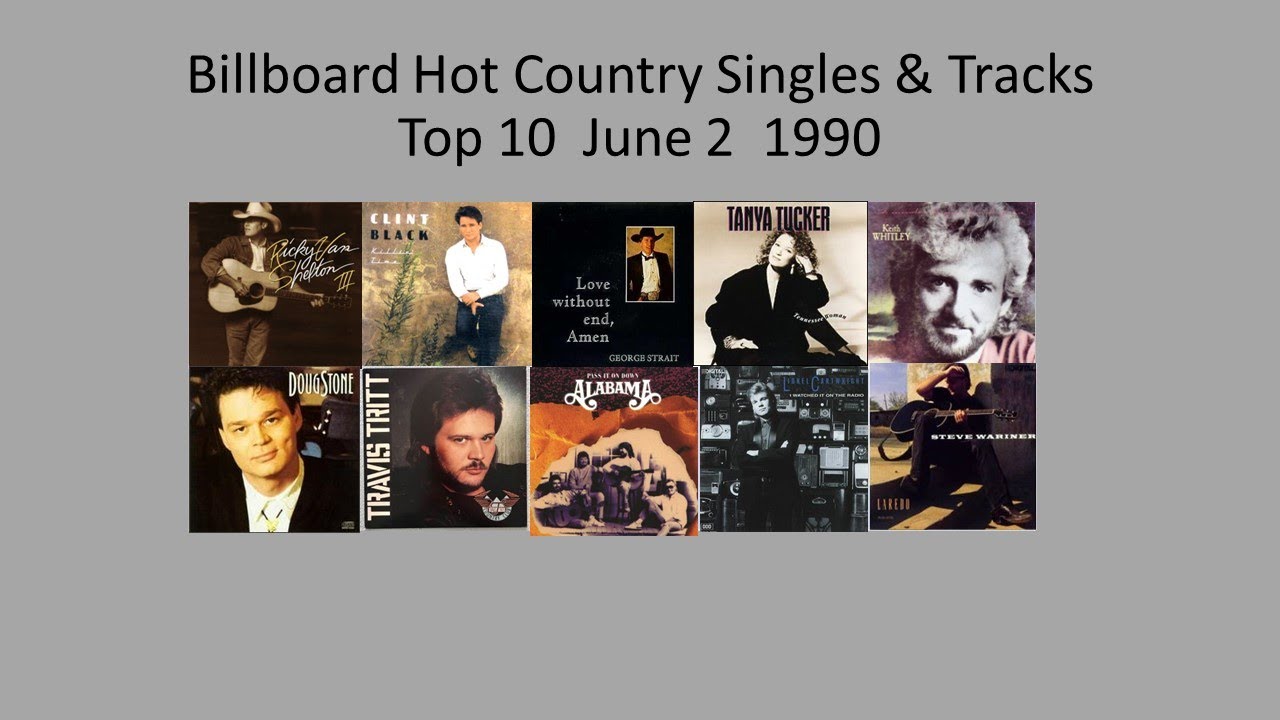 Billboard Hot Country, Top 10 Jun. 2, 1990 - YouTube