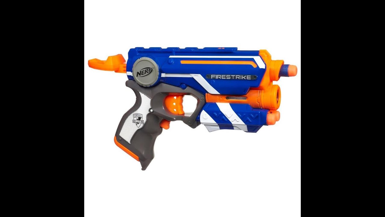How to place in the batteries for the nerf firestrike - YouTube