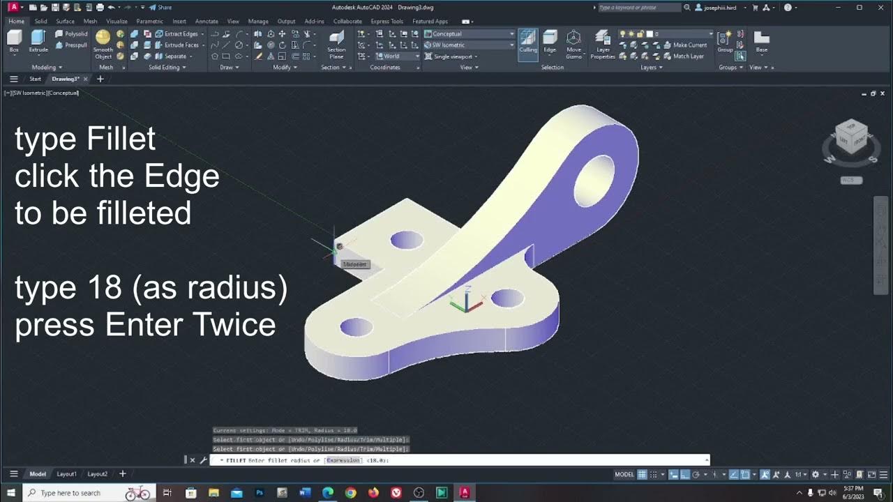 3D MODELING EXERCISE 9 - YouTube