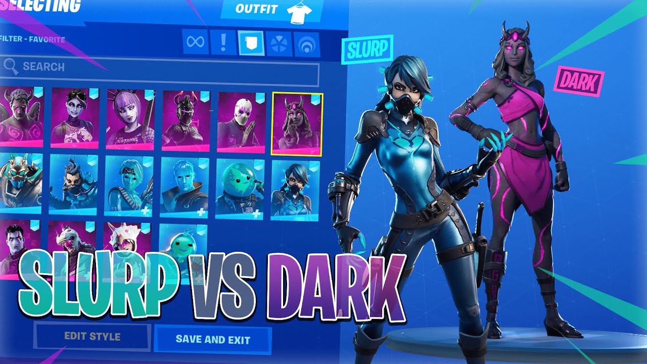Dark Series vs Slurp Series! [Fortnite] - YouTube