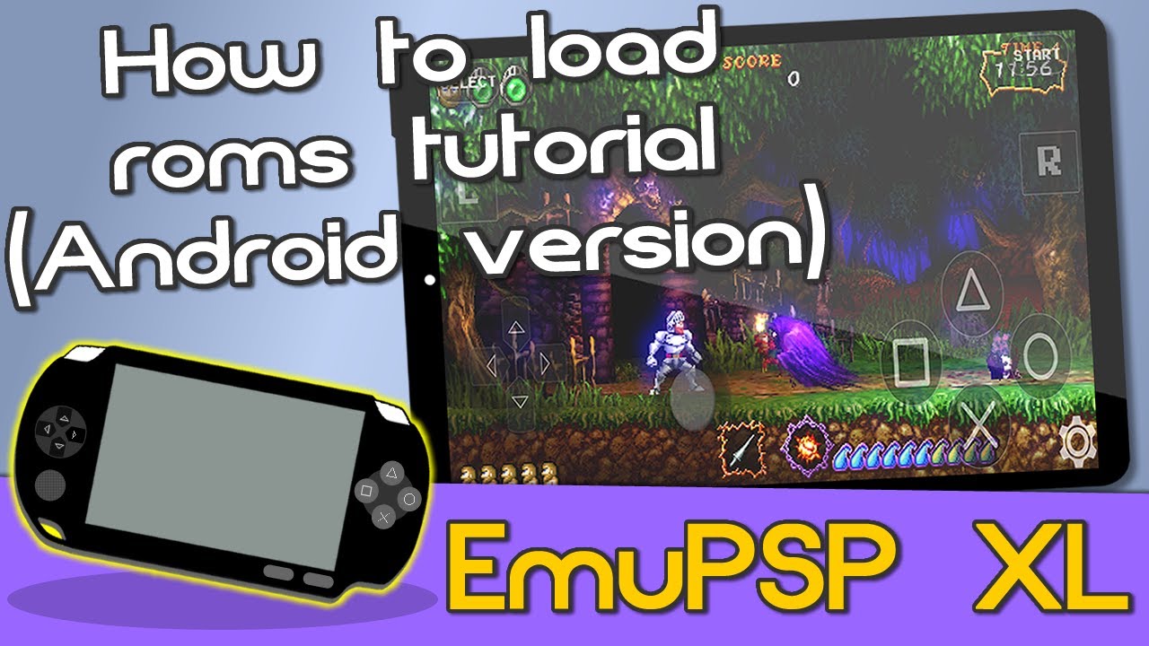 How to load roms in EmuPSP XL (Android) #android #emulator #psp - YouTube