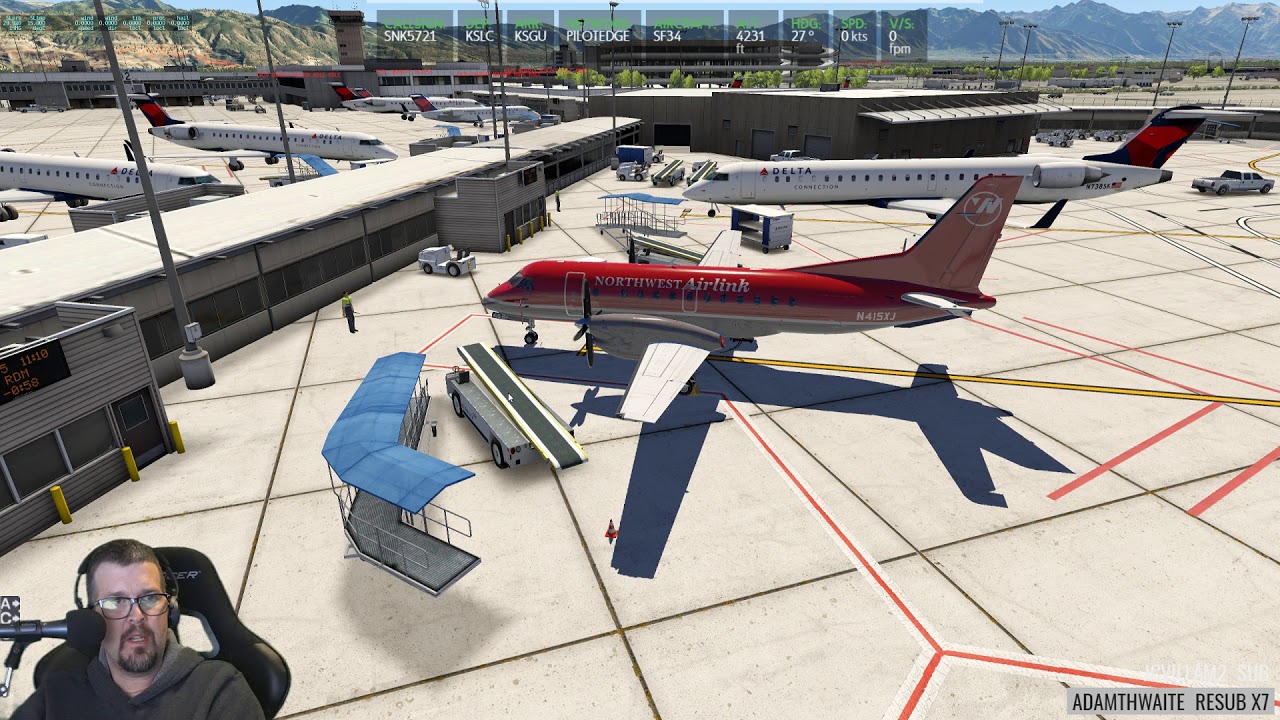 Carenado Saab S340 First Flight Part 1 of 2 - YouTube