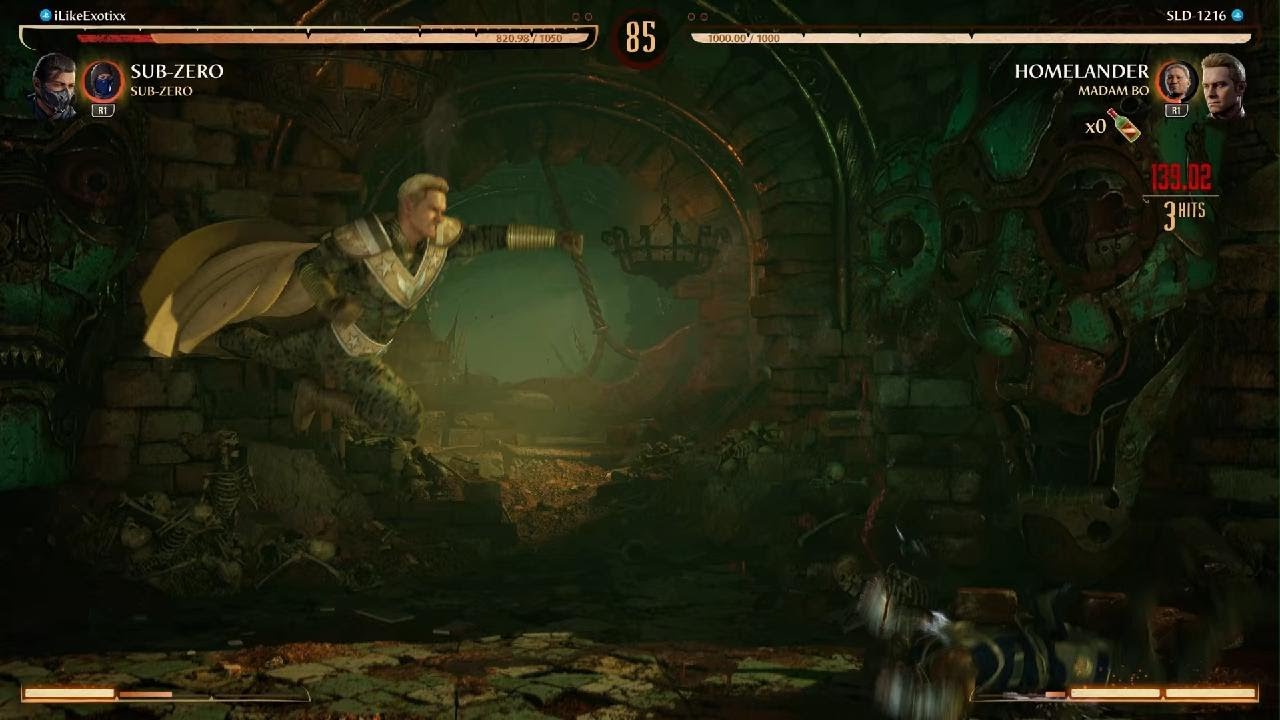 Mortal Kombat 1 Homelander vs Sub-zero - YouTube