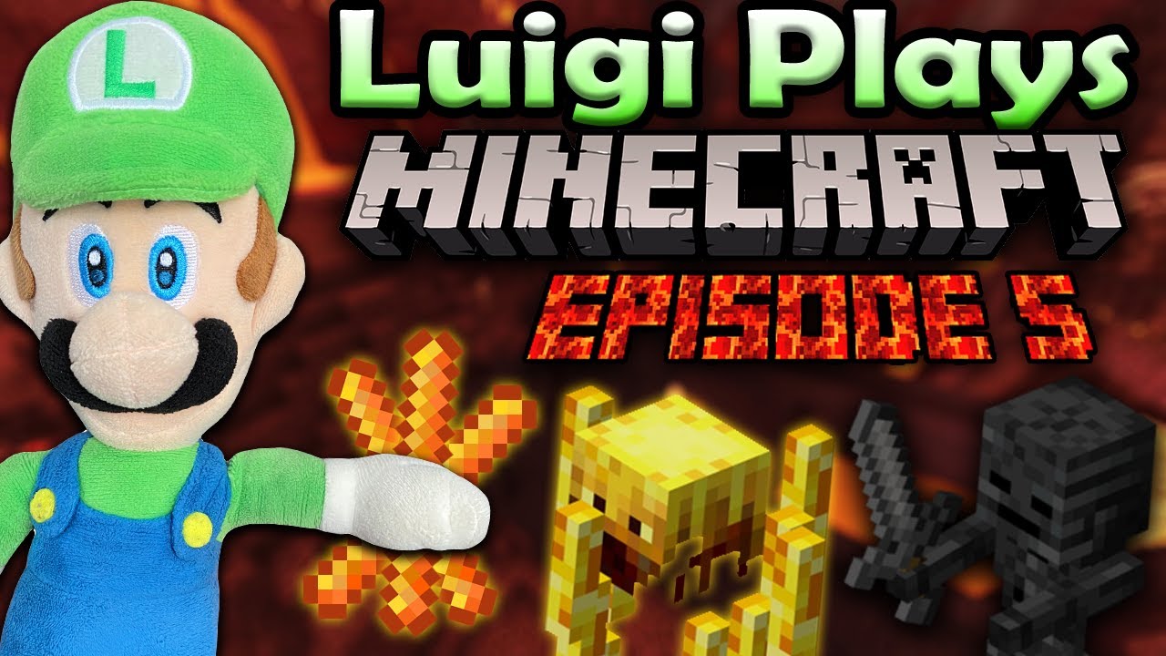 Luigi Plays Minecraft! Episode 5 ~ Blaze Hunting! - YouTube