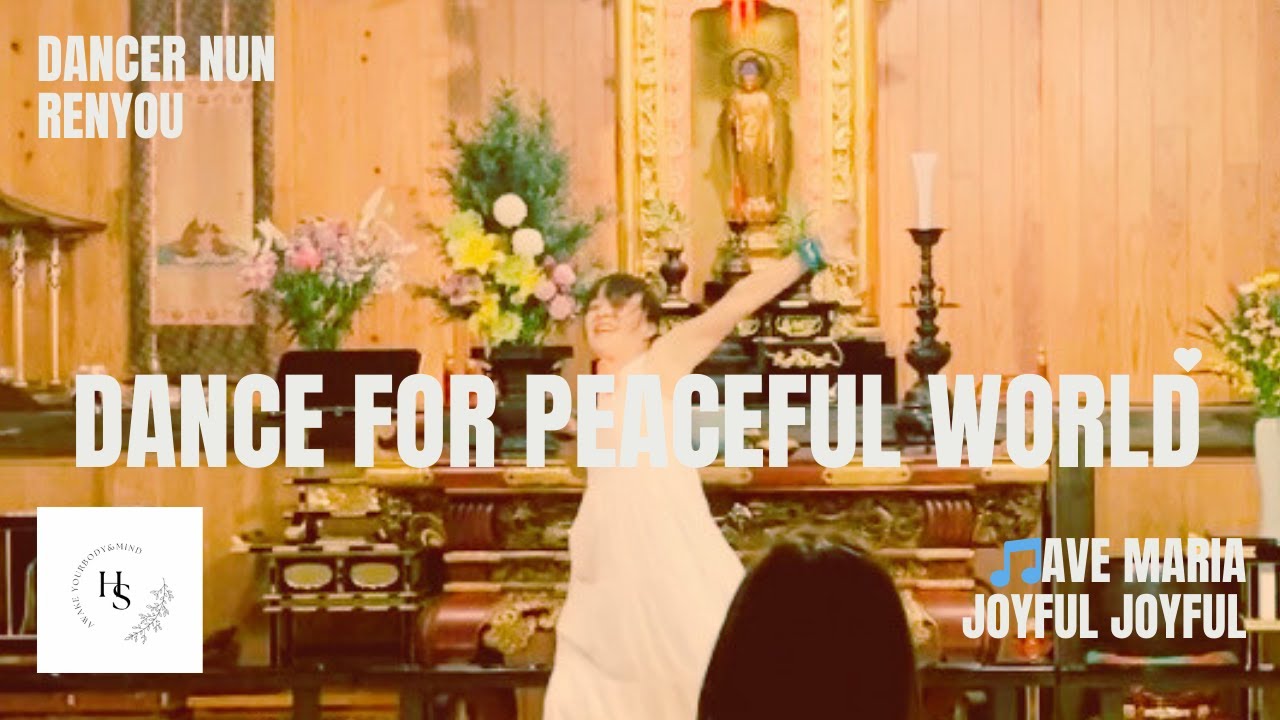 Dance for peaceful world.#dancer_nun_renyou - YouTube