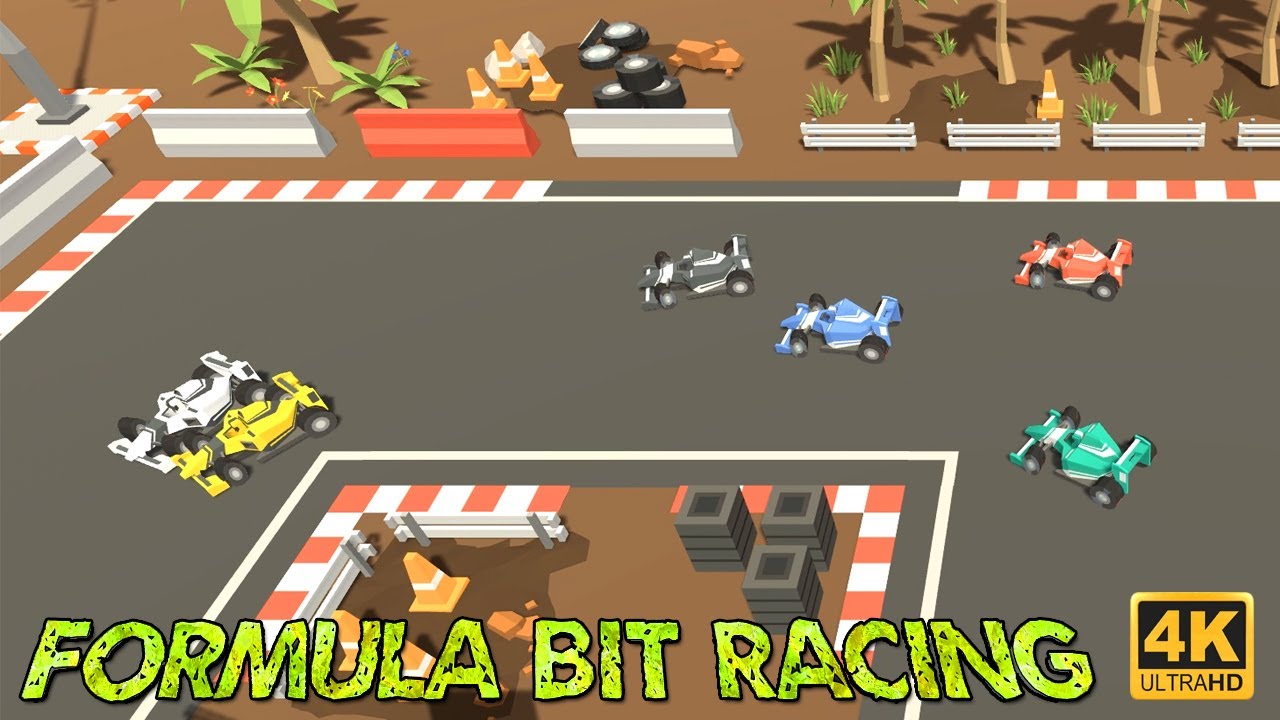 Formula Bit Racing Gameplay ( Retro Racer ) PC Steam 4K - YouTube