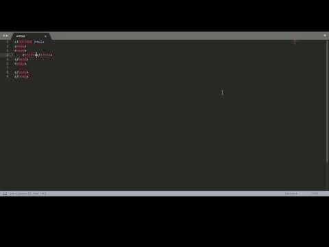 How to set up HTML boilerplate in Sublime Text - YouTube