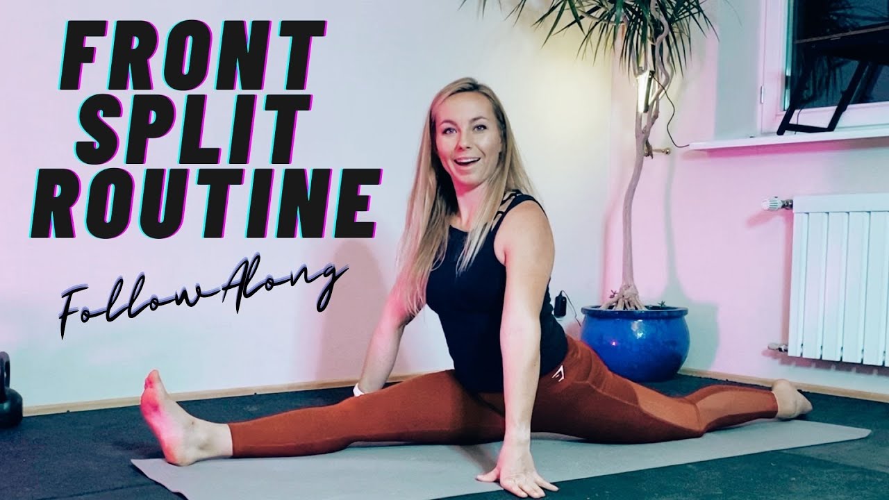 👉 Front Split Follow Along | Front Splits Using Science | Mobility ...