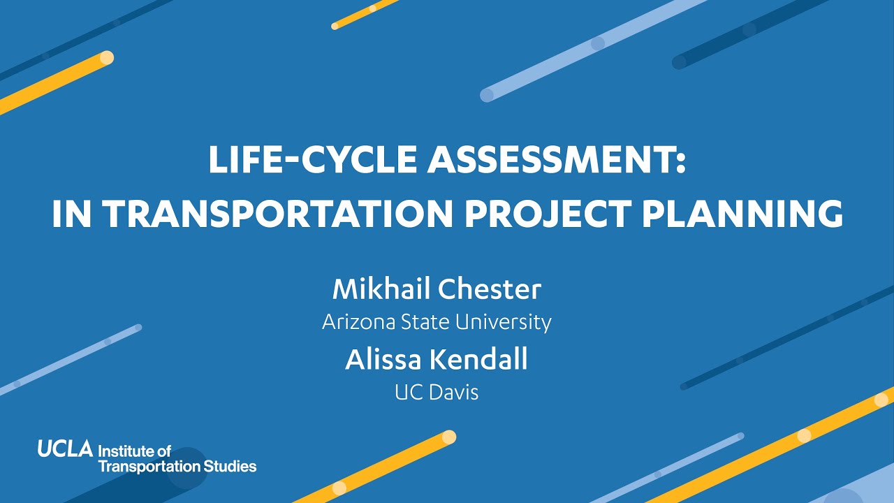 Life-cycle analysis in transportation project planning - YouTube