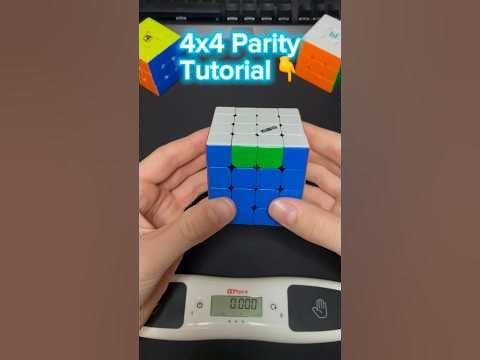 4x4 Parity tutorial #cubing #solve #rubikscube #algorithm #tutorial ...