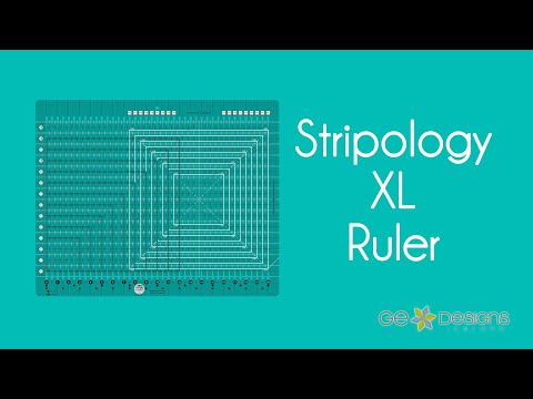 How to use the Stripology XL Ruler.