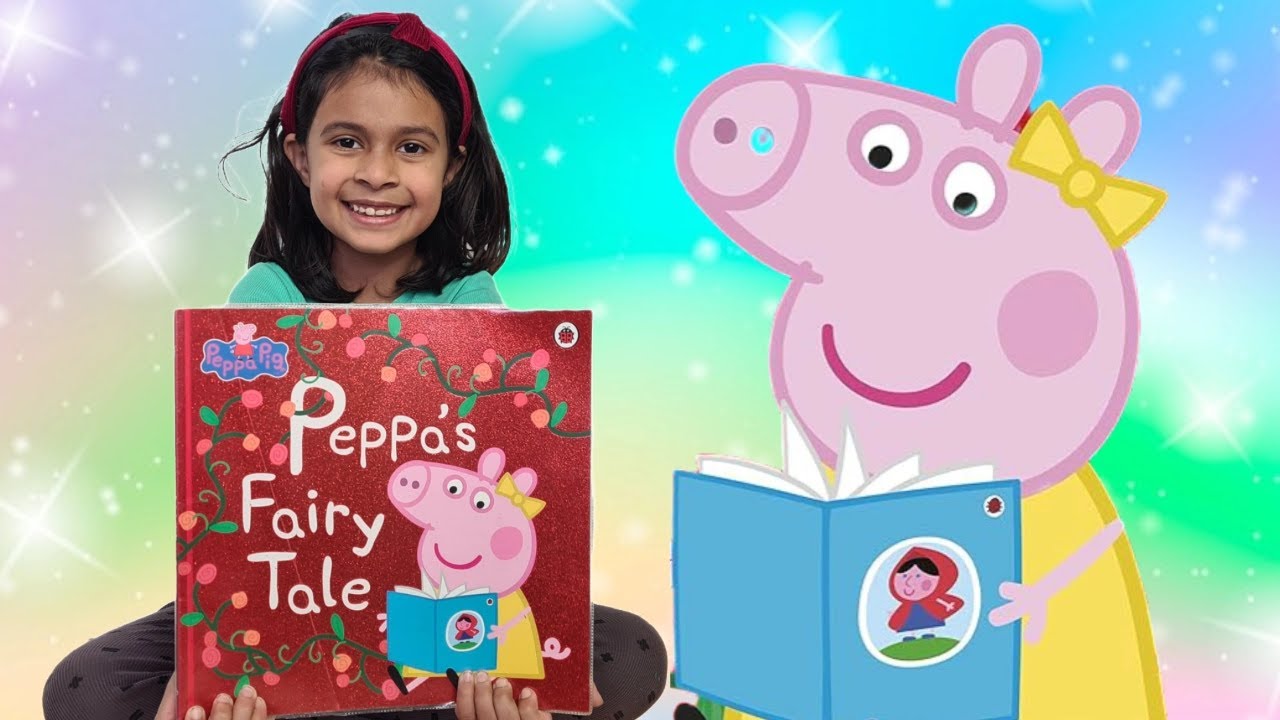 Rhea Reads PEPPA'S FAIRY TALE | Read Aloud Peppa Pig Book For Kids ...