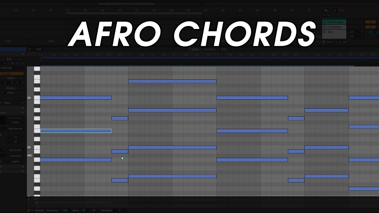 Writing Chord Progression [Afro House] - YouTube