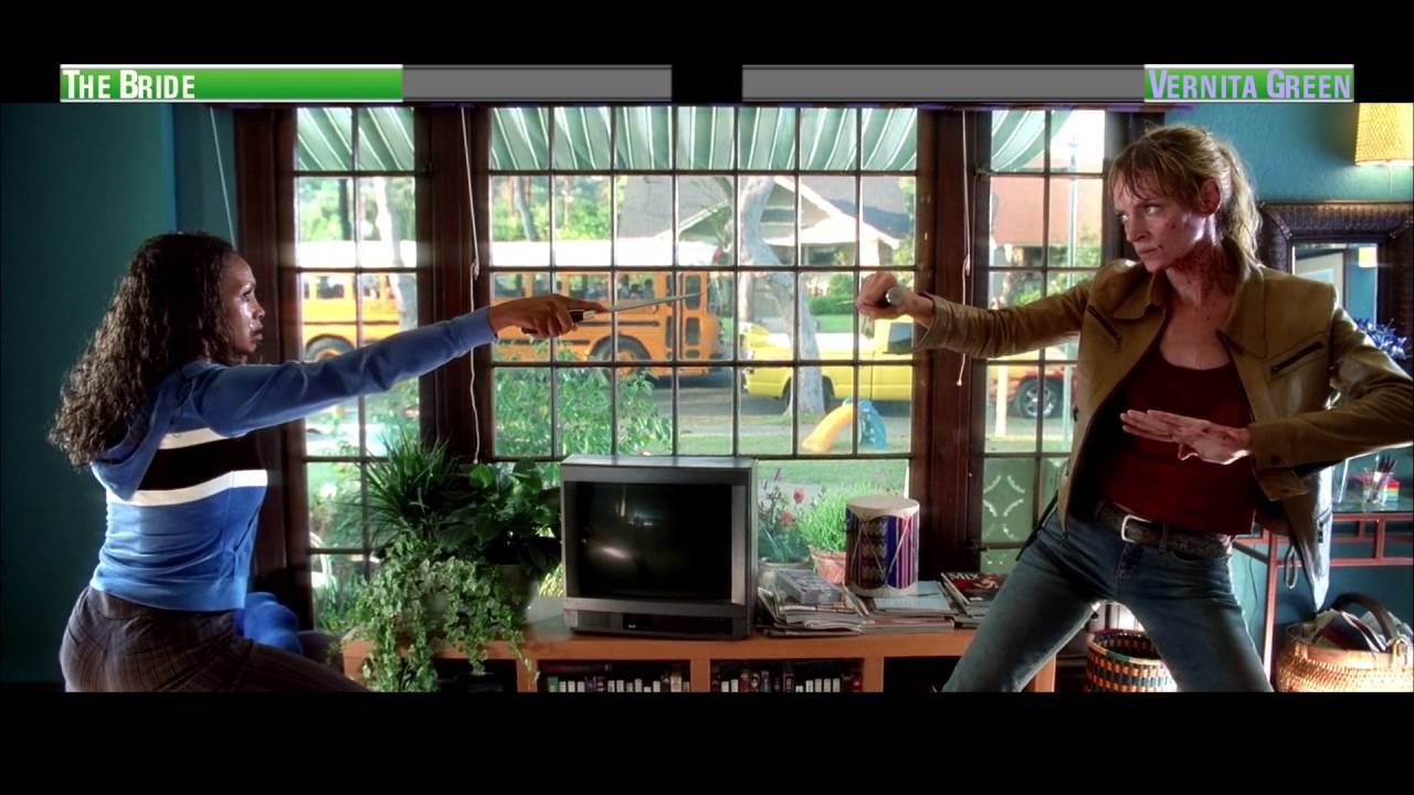 The Bride vs Vernita Green...with healthbars - YouTube