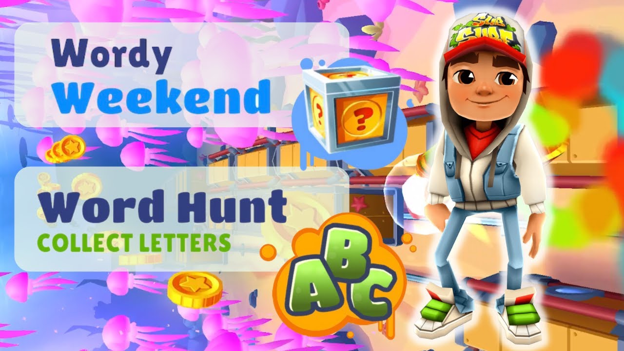 Wordy Weekend and Word Hunt in One Run - Subway Surfers Underwater ...