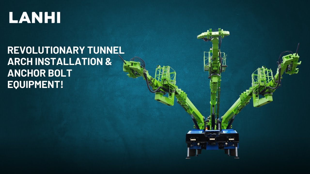 Revolutionary Tunnel Arch Installation & Anchor Bolt Equipment! - YouTube