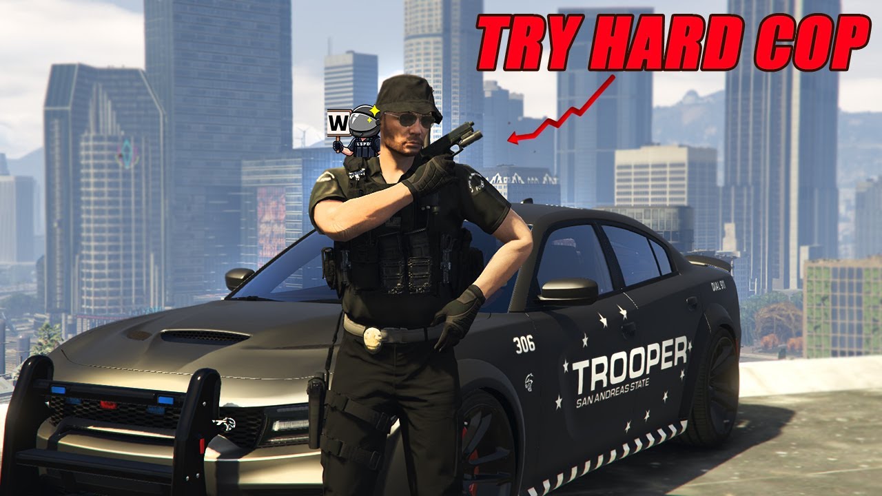 Try Hard Cop - Gta V RolePlay - YouTube