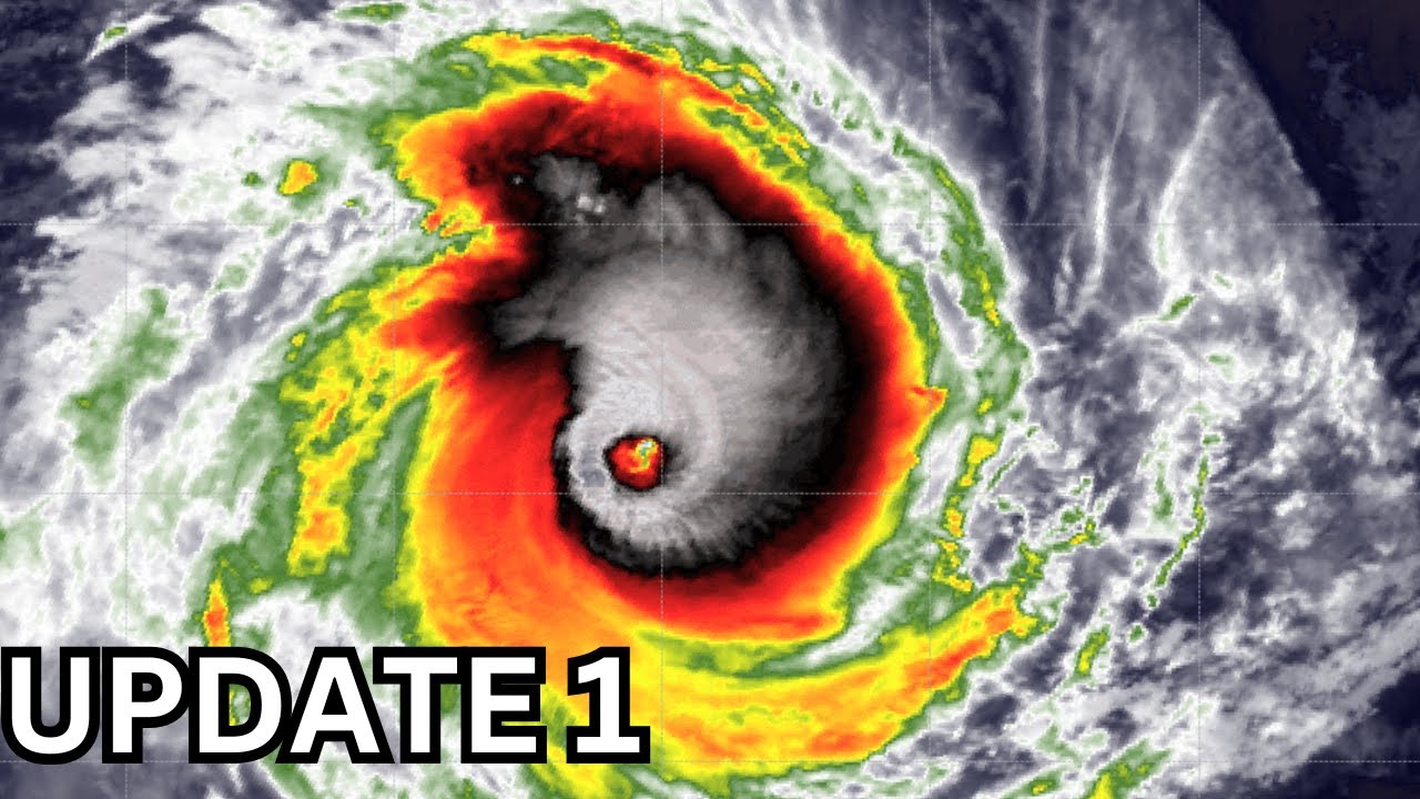 Cyclone Courtney Rapidly Intensifies... - YouTube