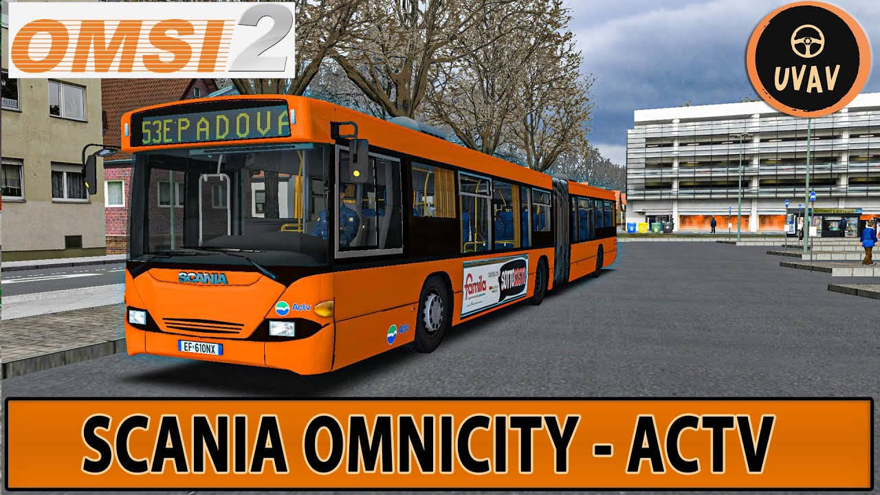 OMSI 2 ITA - SCANIA OMNICITY ACTV - ASMR - GAMEPLAY - YouTube