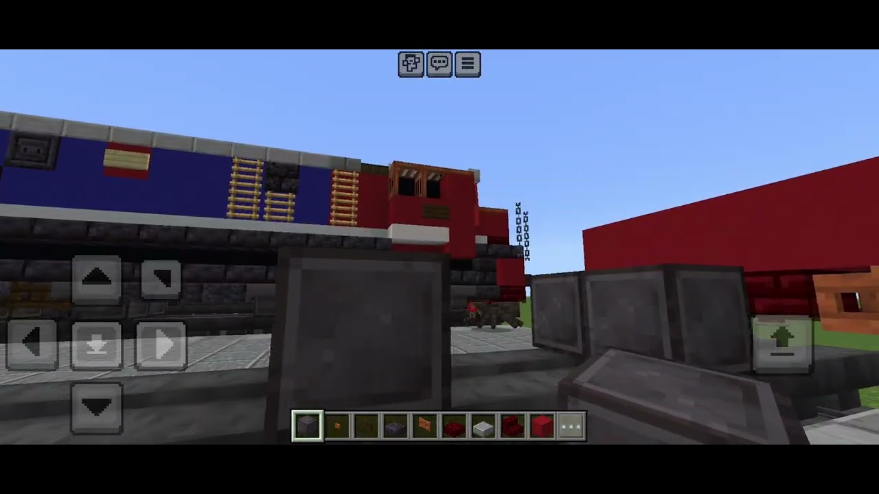 cara membuat lokomotif bb303 di minecraft part 1 - YouTube