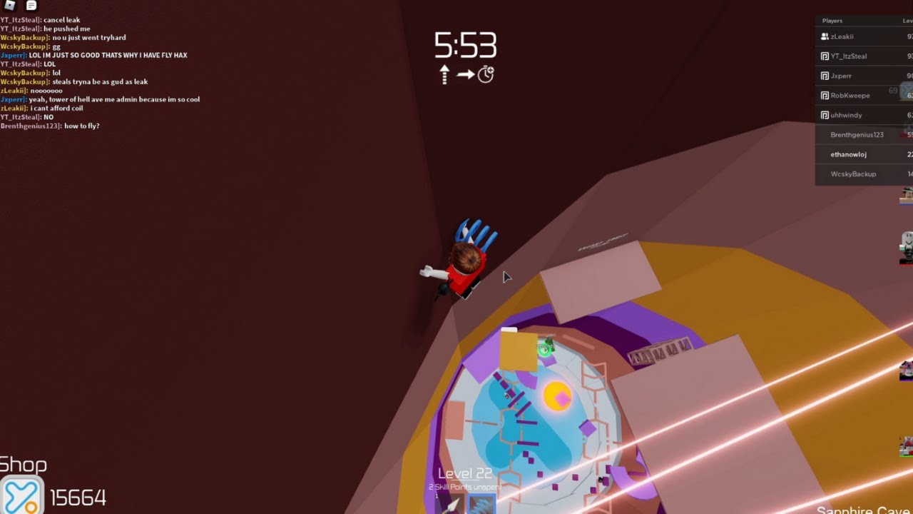 New op glitch in Tower of hell for get ban LOL - YouTube