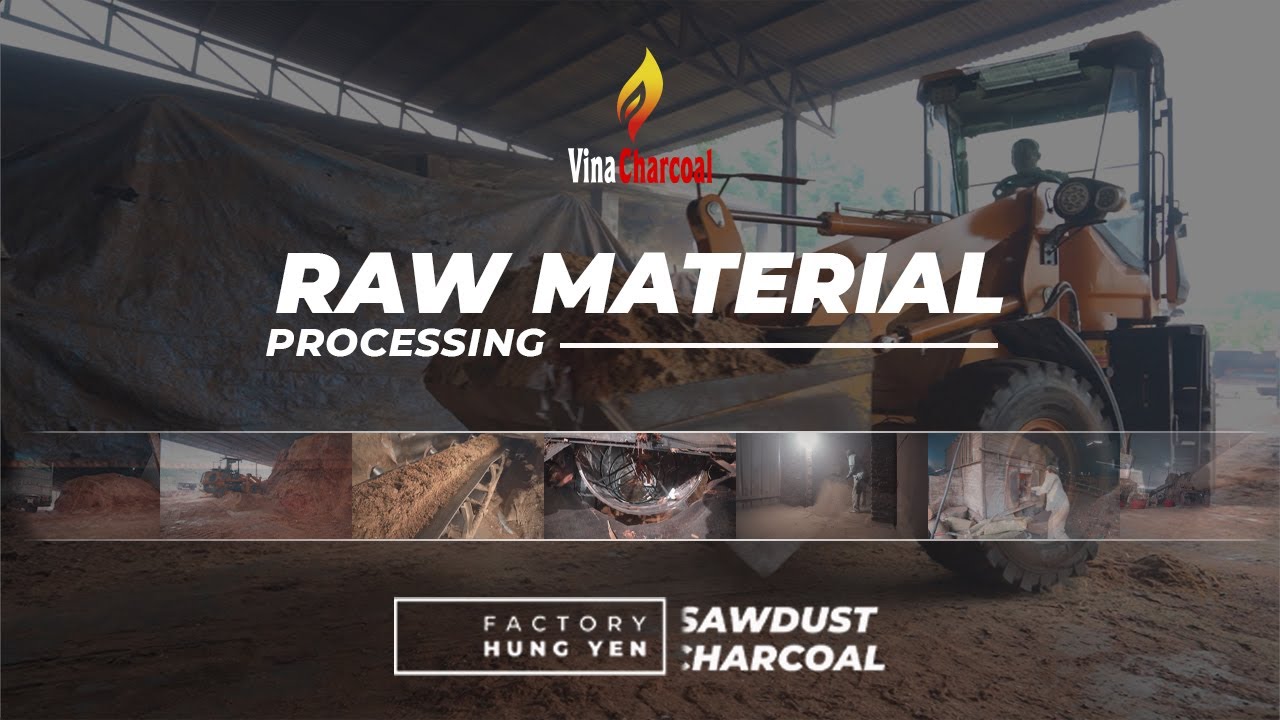 SAWDUST CHARCOAL PRODUCTION PROCESS - #Part.01: Raw Material - YouTube