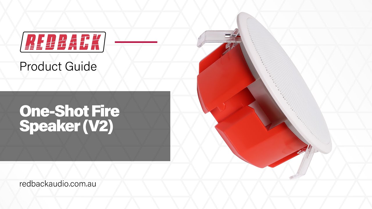 Redback One-Shot Fire Speaker (V2) - YouTube