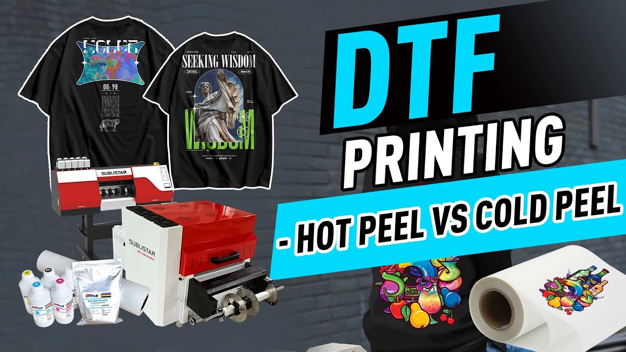 Hot Peel Film & Cold Peel Film, What's The Difference | DTF Print - YouTube