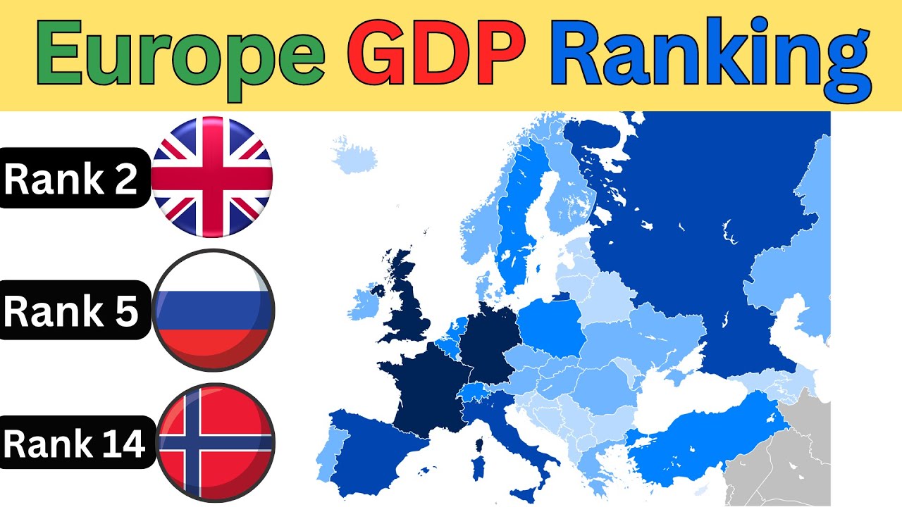 Ranking all 50 Countries of EUROPE by Economy | IMF Nominal GDP - YouTube