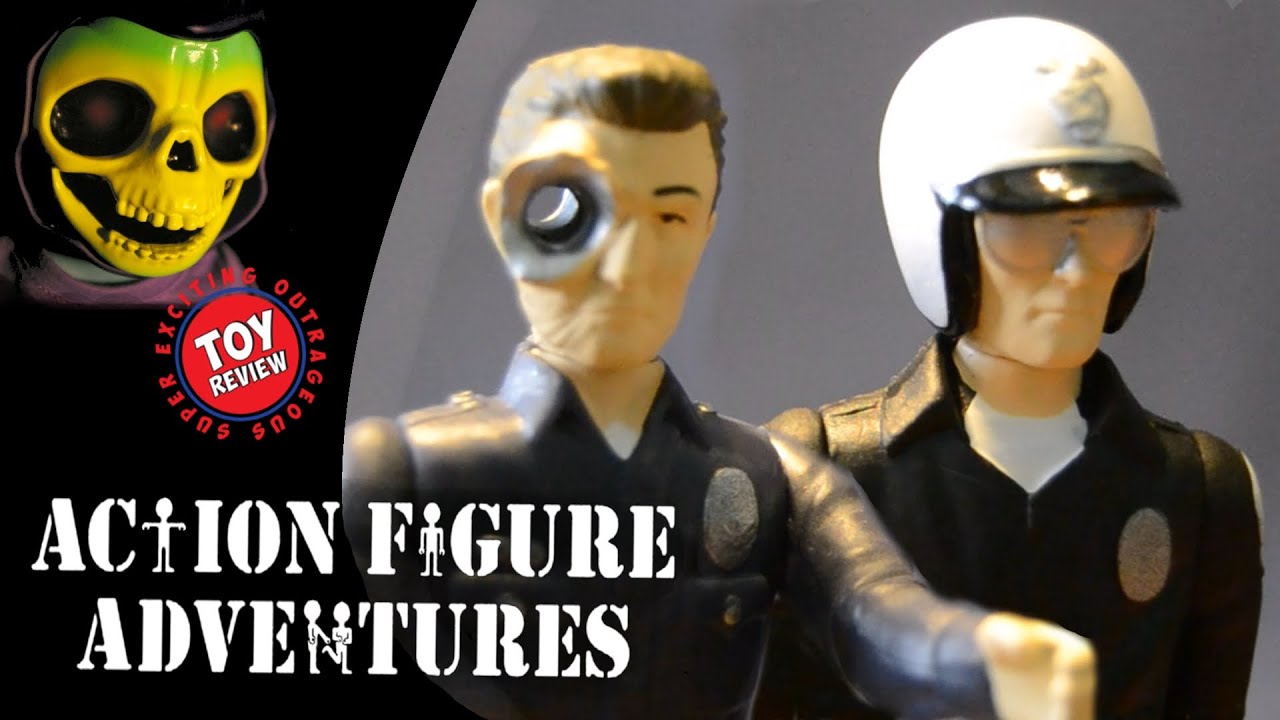 T-1000 Officer with Hole in Head & Patrolman Terminator 2 ReAction by ...