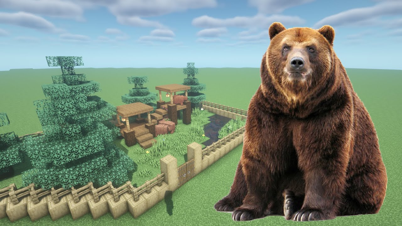 How To Make a Bear Farm in Minecraft PE - YouTube