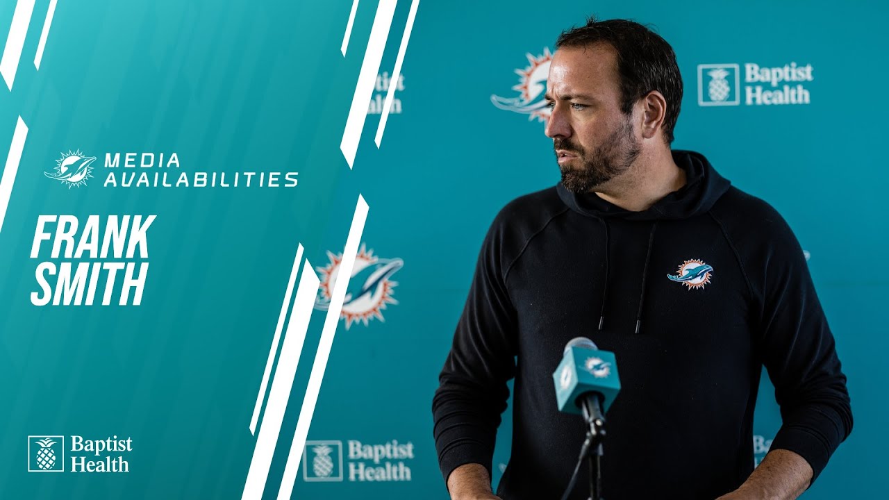Offensive Coordinator Frank Smith meets with the media | Miami Dolphins ...