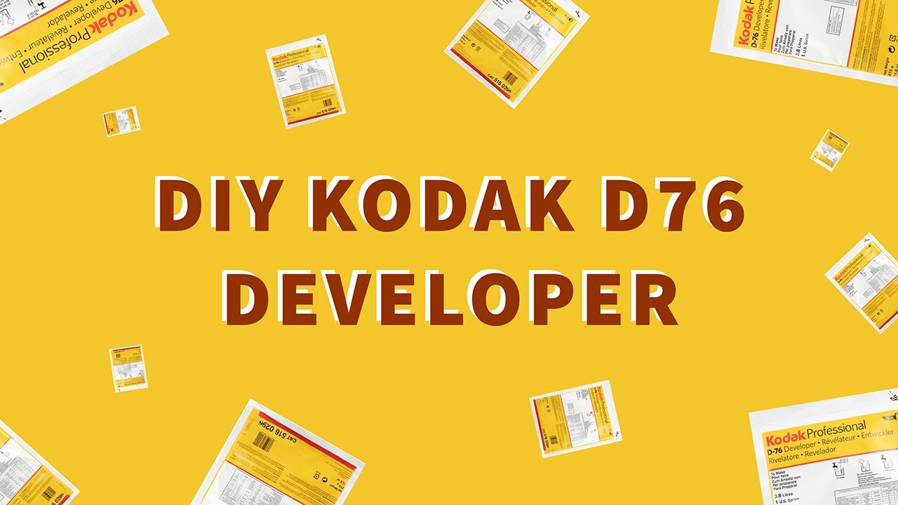 Make your own Kodak D76 Film Developer! | Developing Black and white ...