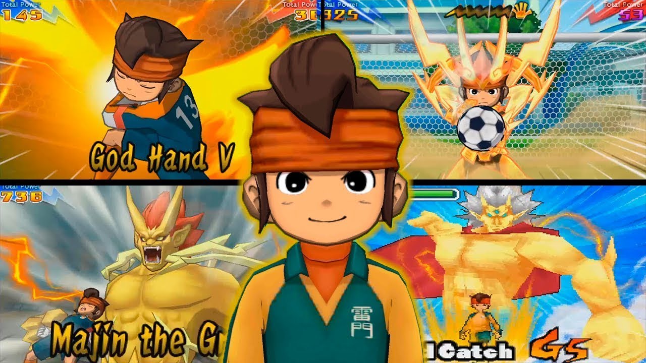 Endou Mamoru (Mark Evans) | All Hissatsu Techniques | Inazuma eleven Games - YouTube