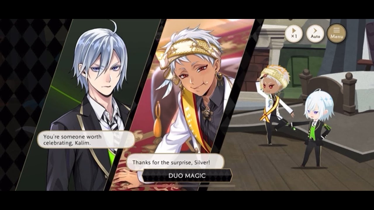 Twisted Wonderland, Kalim Al-Asim SSR Birthday Boy Duo Magic [Official ...