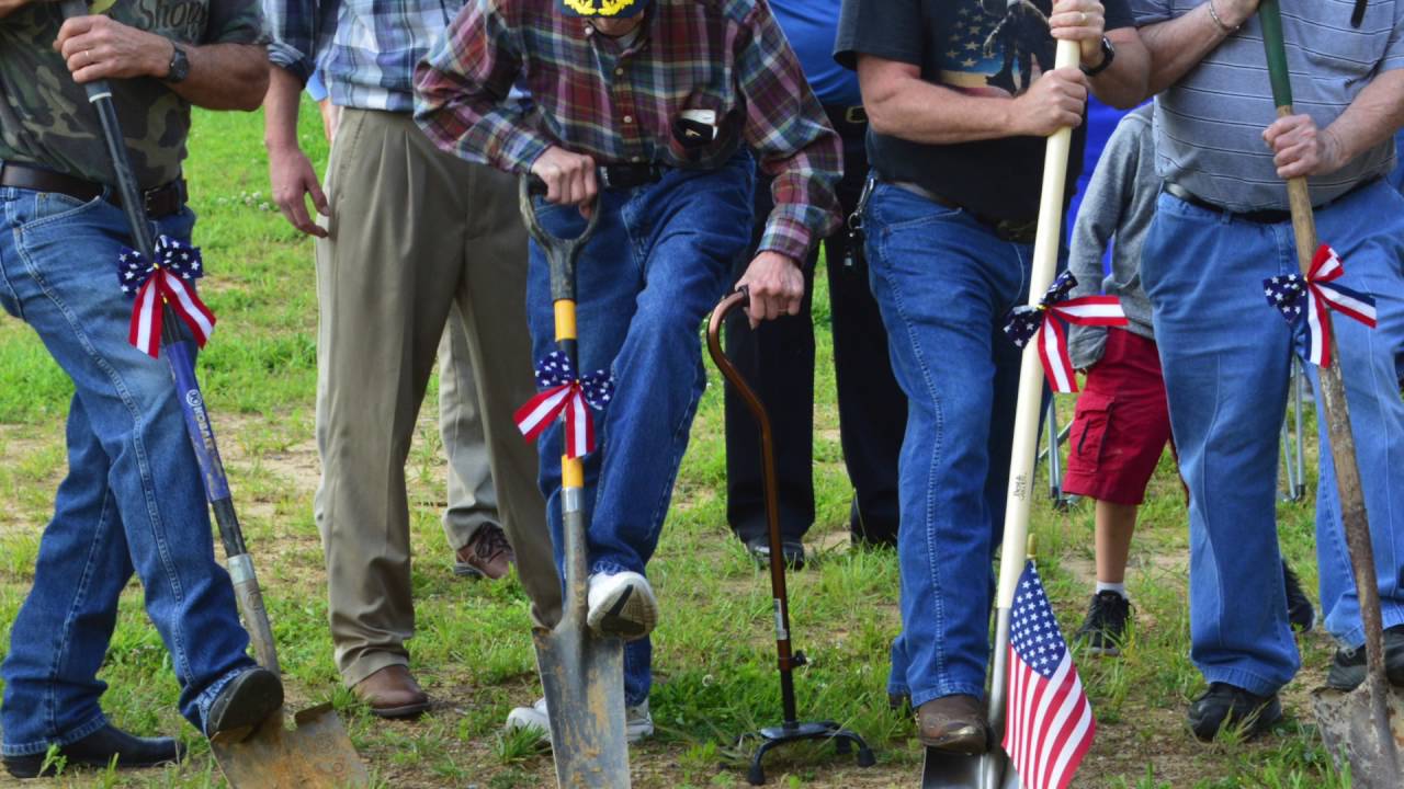 Perry County Veterans Memorial Park Groundbreaking - Cannelton, Indiana ...