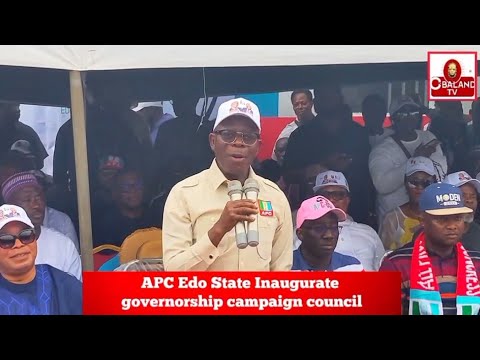APC Edo State Inaugurate governorship campaign council - YouTube