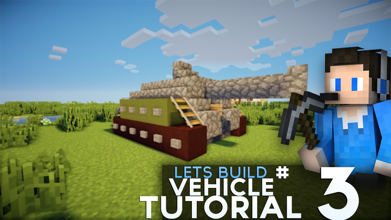 Minecraft Vehicle Tutorial: Tank - YouTube