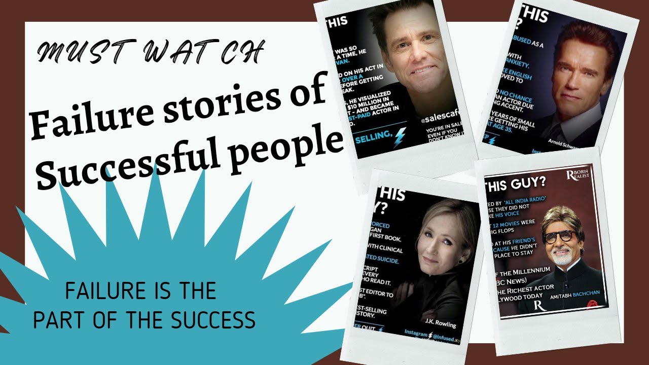 failure Stories of successful People| Failure people must watch ...