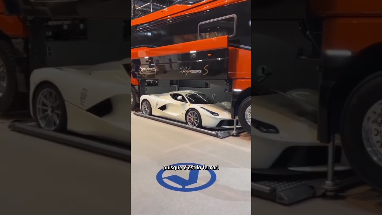 Ce camping car de luxe peut transporter une Ferrari #luxe #riche # ...