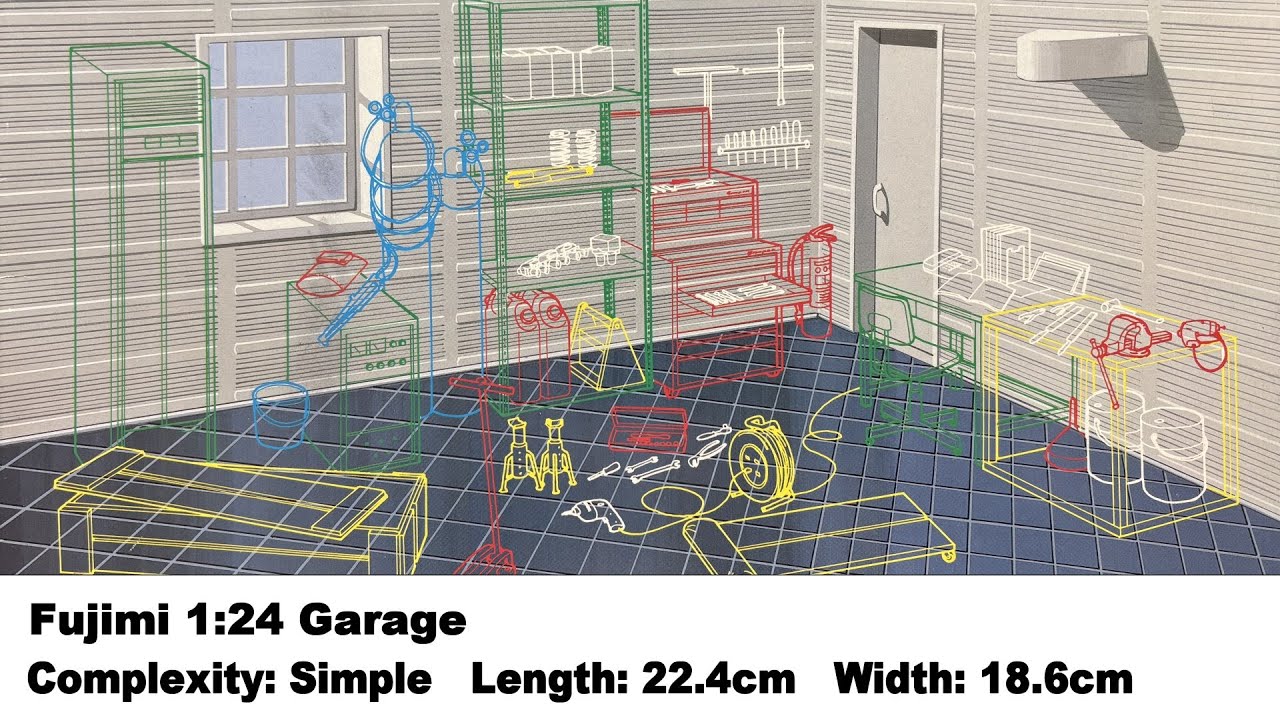 Fujimi 1:24 Garage Kit Review - YouTube