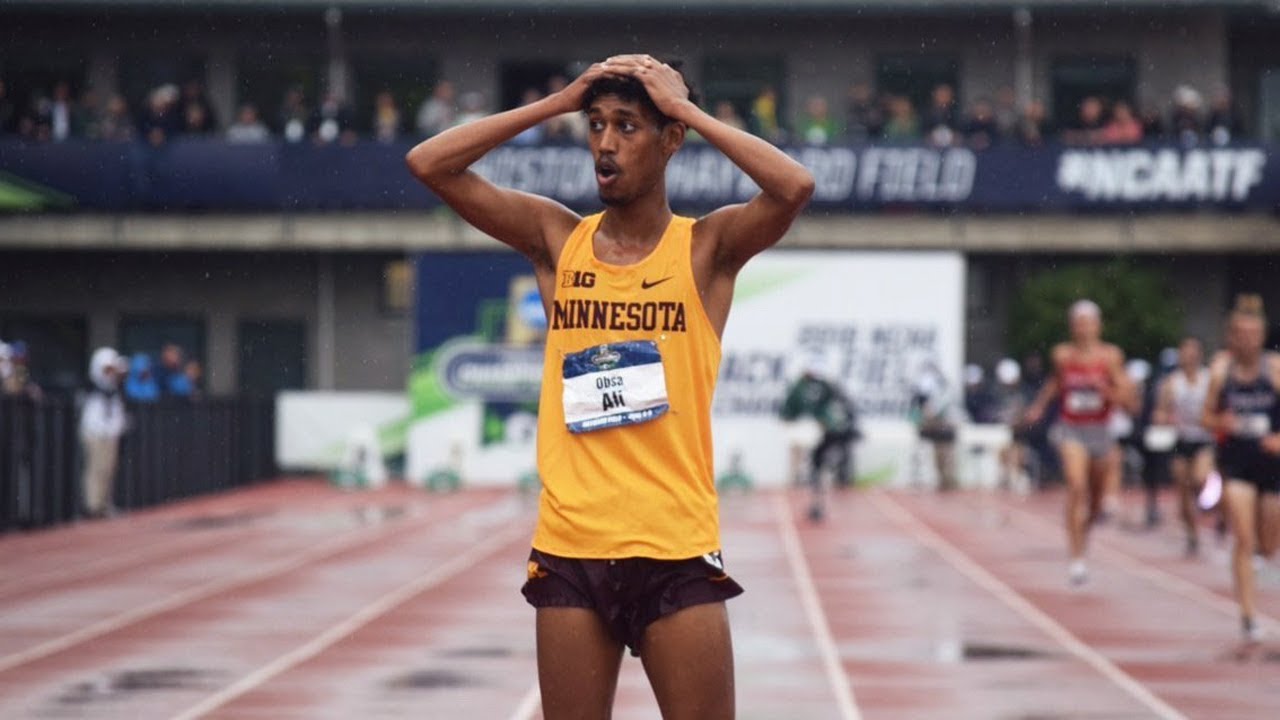 Gophers' Obsa Ali Wins NCAA 3000m Steeplechase National Title - YouTube