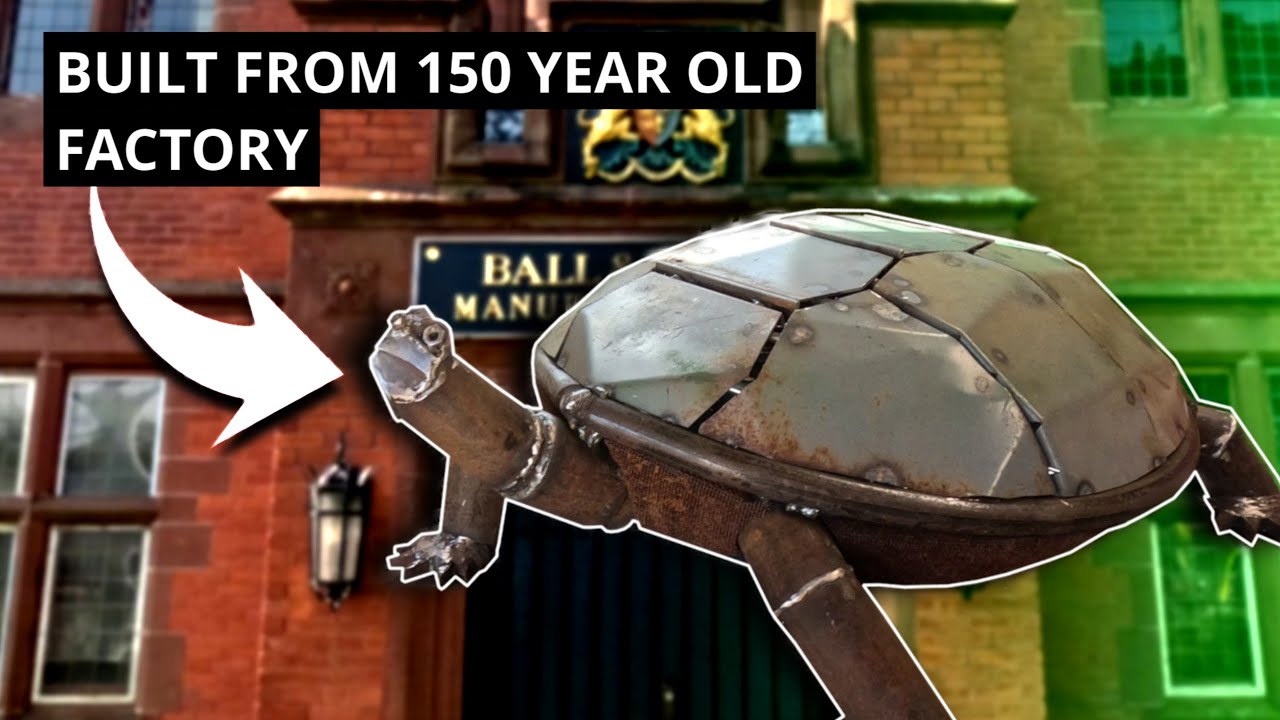 Sculpting A Turtle From Scrap Metal - YouTube