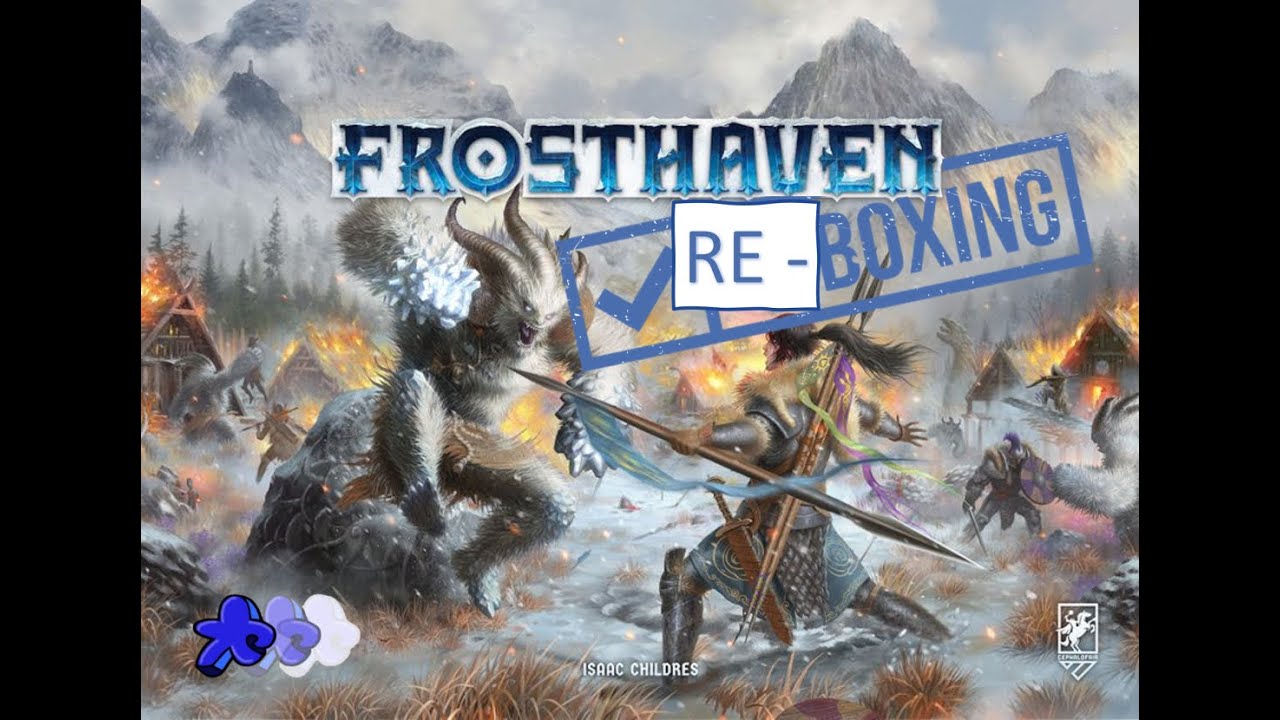 My Updated Frosthaven Storage Solution ... Now With No Lid Lift - YouTube