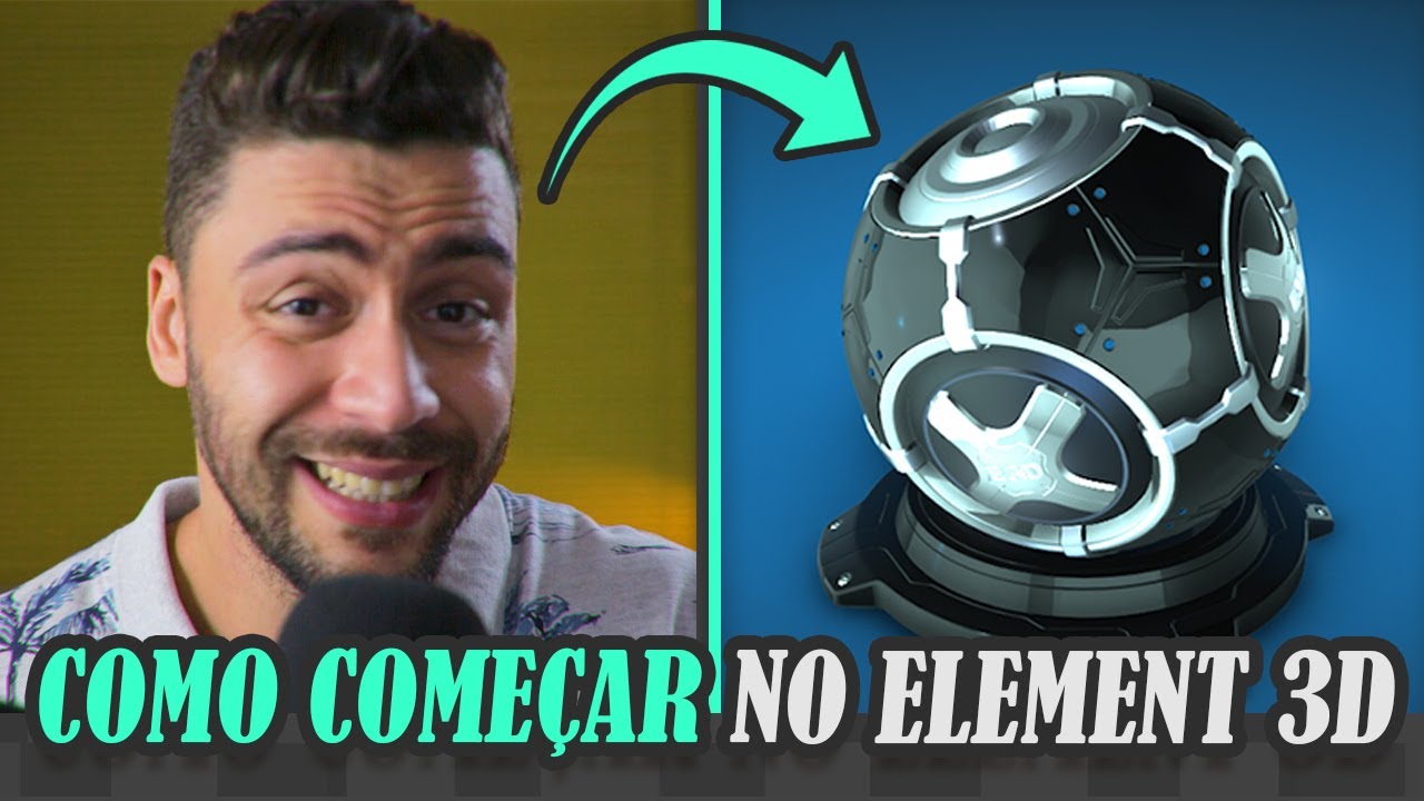 Como COMEÇAR no Element 3D no After Effects | Tutorial After Effects ...