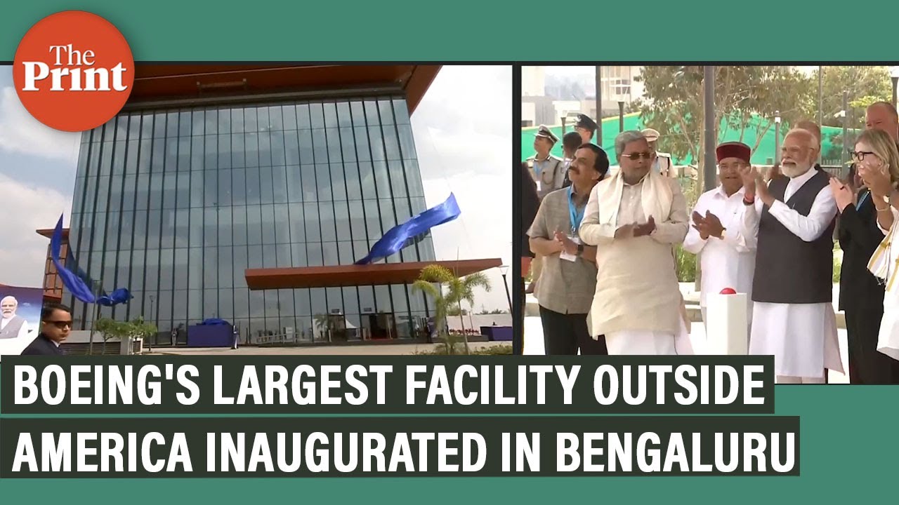 PM Modi inaugurates Boeing's largest facility outside America, in ...