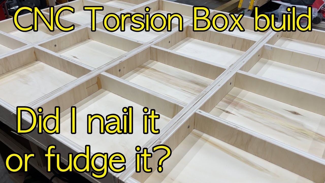 Easy torsion box for mounting Onefinity CNC router - YouTube