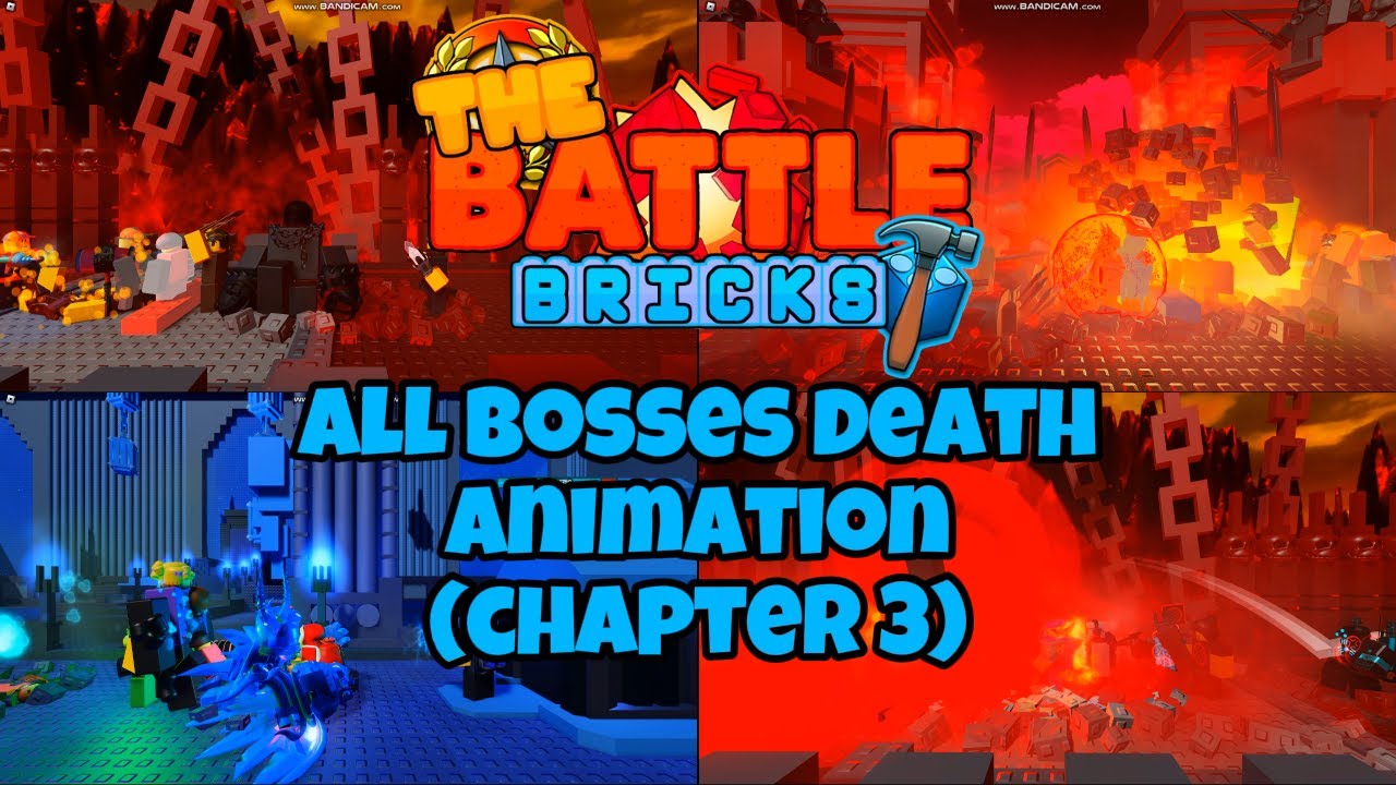 The Battle Bricks:All Bosses Death animations (Chapter 3) - YouTube