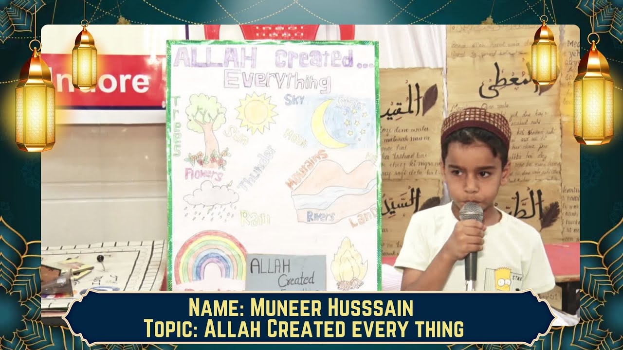 Muneer Husssain | Allah Created every thing | Quran Fair 2024 - YouTube